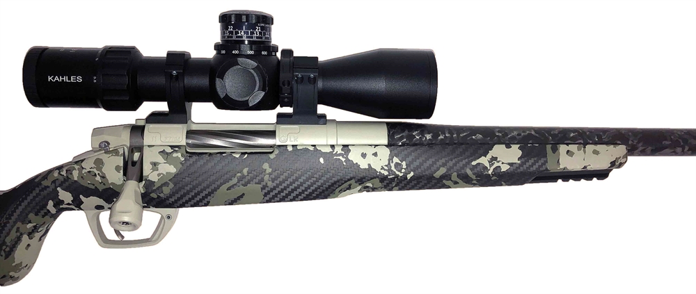 Gunwerks Clymr Rifle System. 6.5 PRC Halo green carbon 20" & Kahles ...